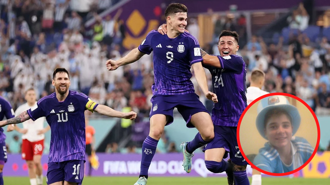 Julián Álvarez anotó su primer gol del Mundial y cumplió su sueño de ...