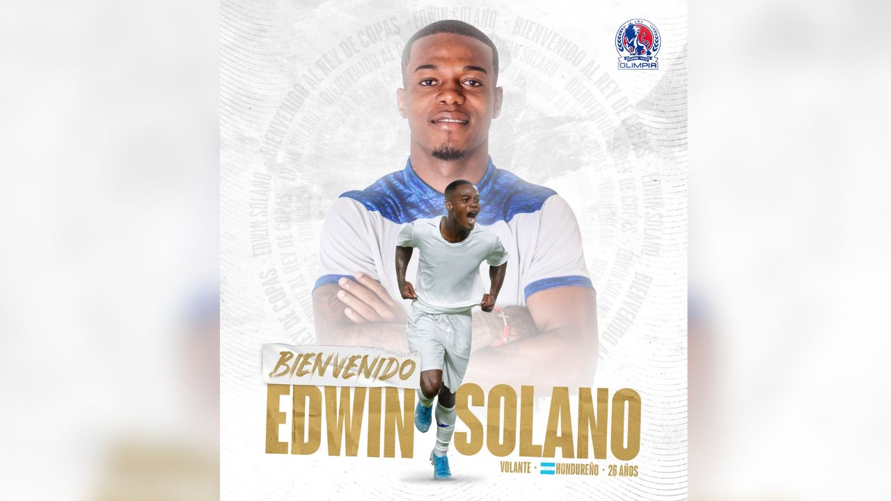Olimpia le da la bienvenida al volante, Edwin Solano