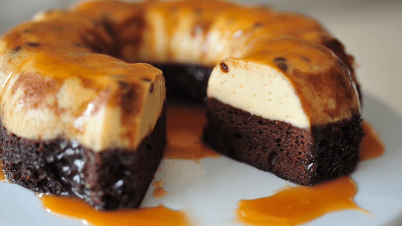 Chocoflan receta delicioso y práctica para realizar este postre