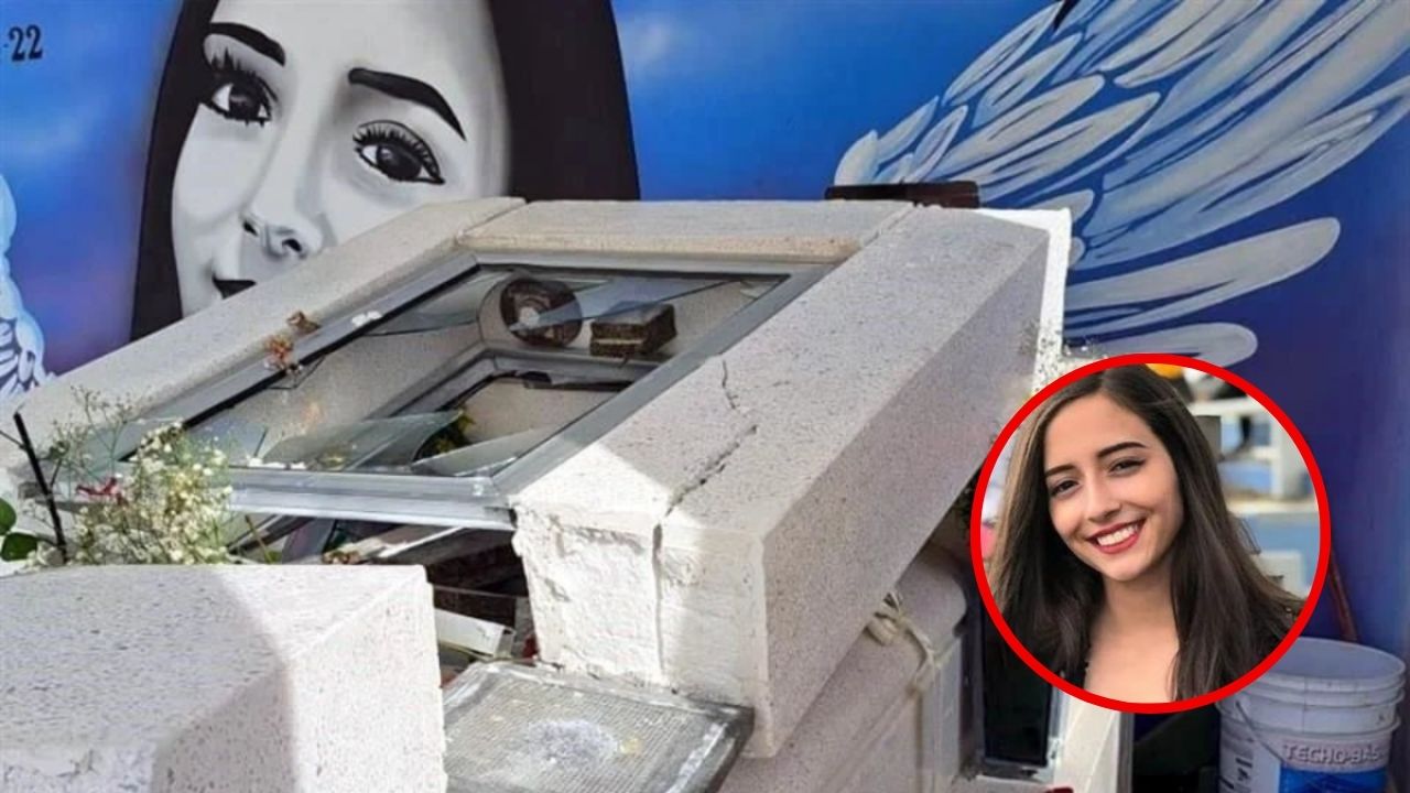Destruyen la tumba de Debanhi Escobar en México