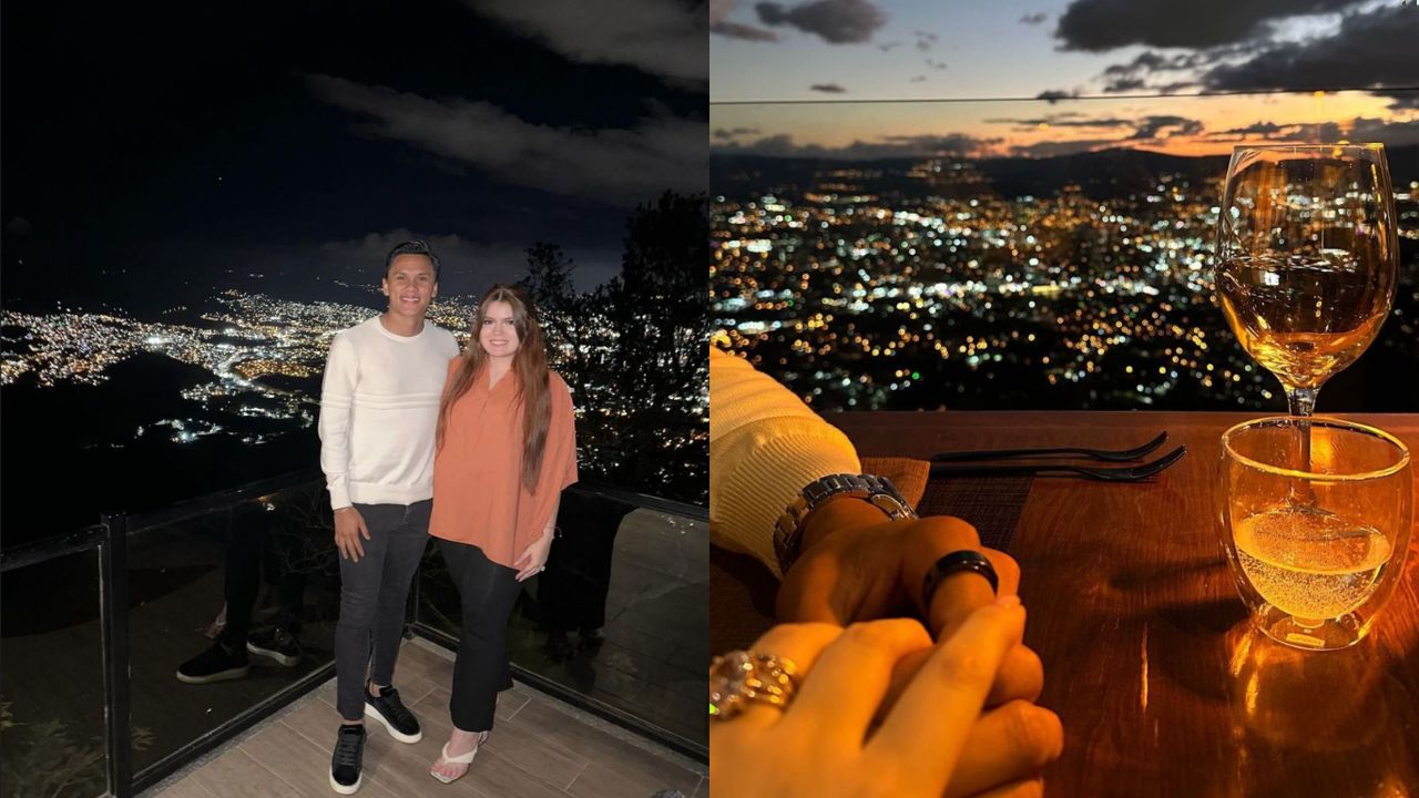 Denil Maldonado y su esposa celebran un año de casados con romántica cena