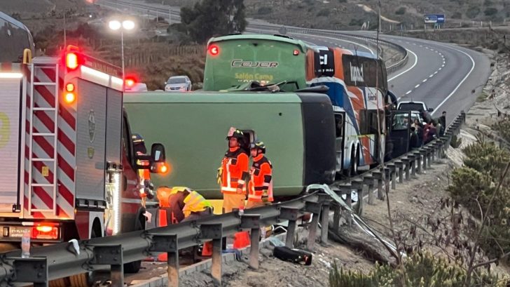 Seis muertos y 40 heridos tras choque de cuatro autobuses en Chile