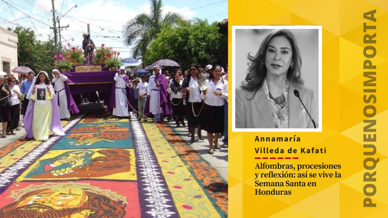 Alfombras, procesiones y reflexión: así se vive la Semana Santa en Honduras