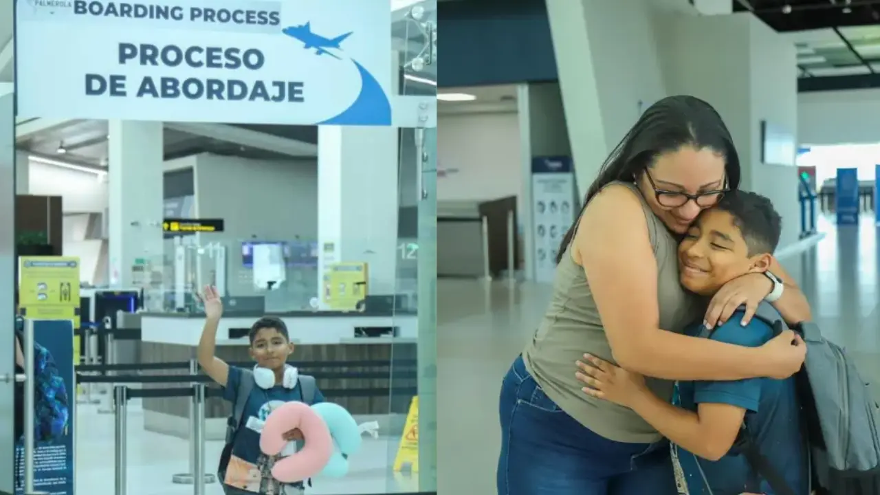 Histórico: André Enoc, niño hondureño, llega a campamento de la NASA
