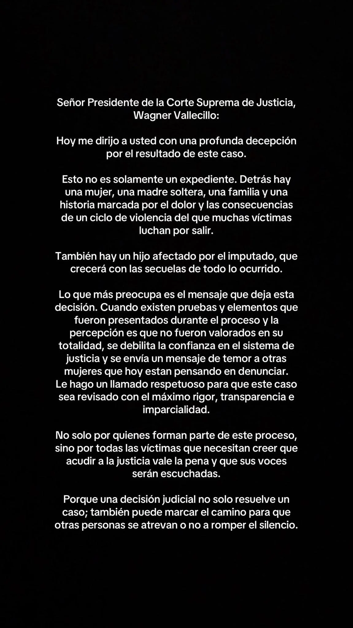 Daniela Aldana rompe el silencio tras absolución de Isaac Sandoval